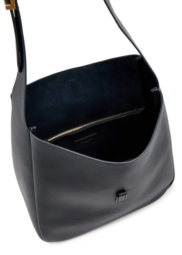 Saint Laurent Le 5 À 7 Large Hobo Bag - Navy