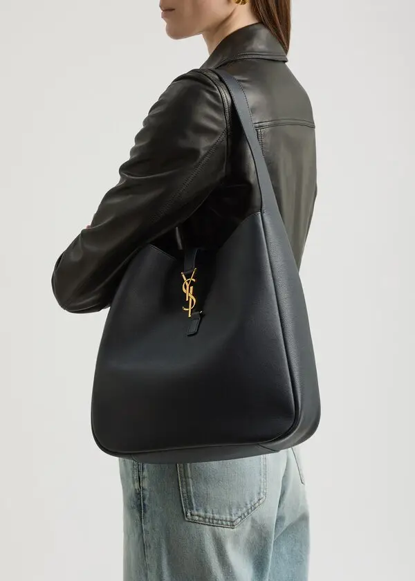Saint Laurent Le 5 À 7 Large Hobo Bag - Navy