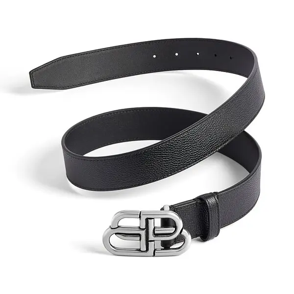 Balenciaga Bb Large Belt - Black