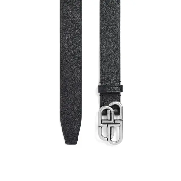 Balenciaga Bb Large Belt - Black