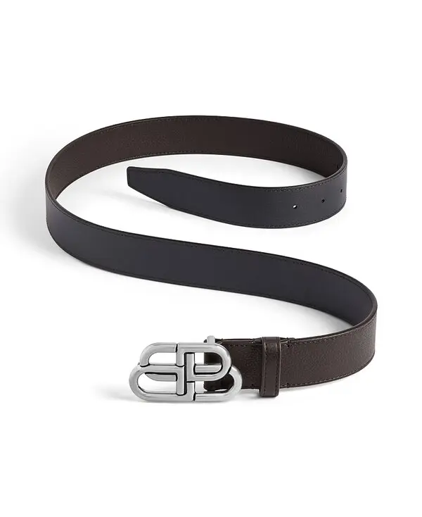 Balenciaga Bb Large Belt - Espresso