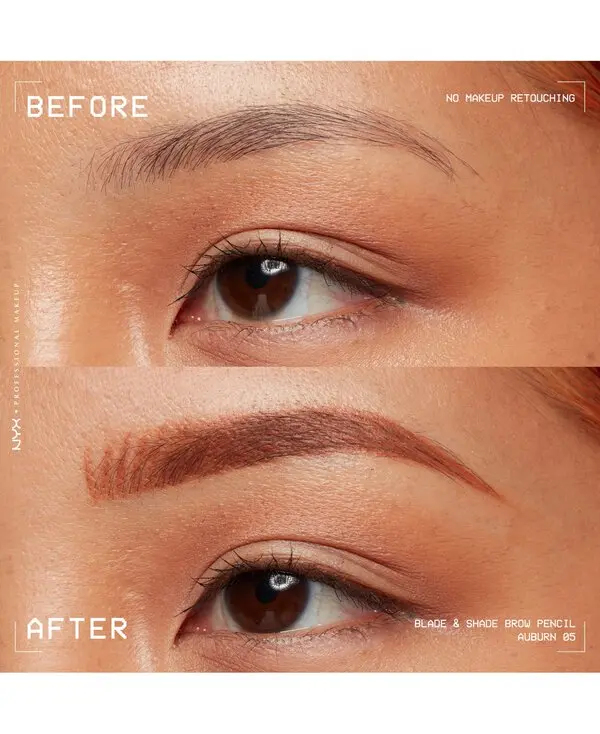 NYX PROFESSIONAL MAKEUP Blade & Shade Brow Pencil - Auburn