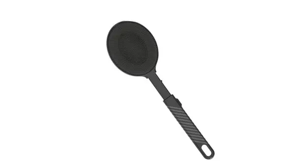 Perry Ellis Vibrating Sonic Shower Brush With 4 Massage Modes - Black