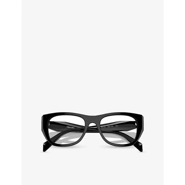 Prada Pr A18v Irregular-frame Acetate Eyeglasses