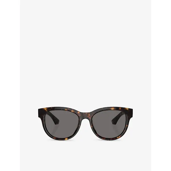 Burberry Be4432u Round-frame Sunglasses - Brown