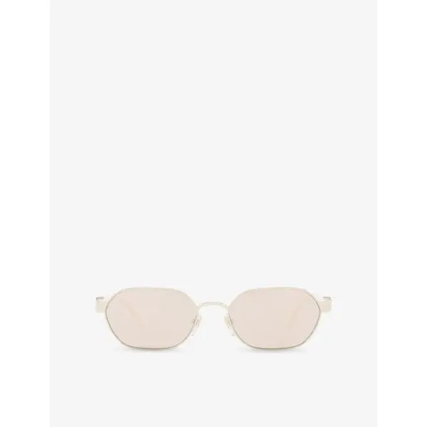 Gucci Gg1593s Metal Sunglasses - Gold