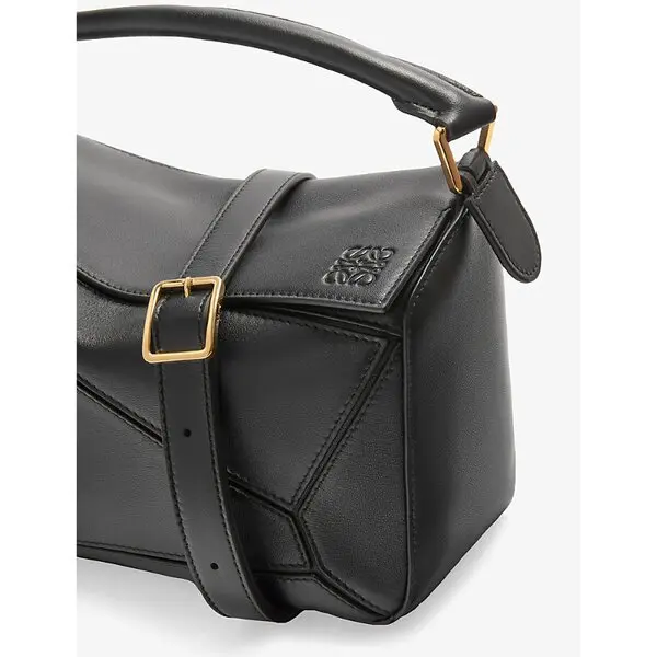 Loewe Puzzle Small Top-handle Bag - Black