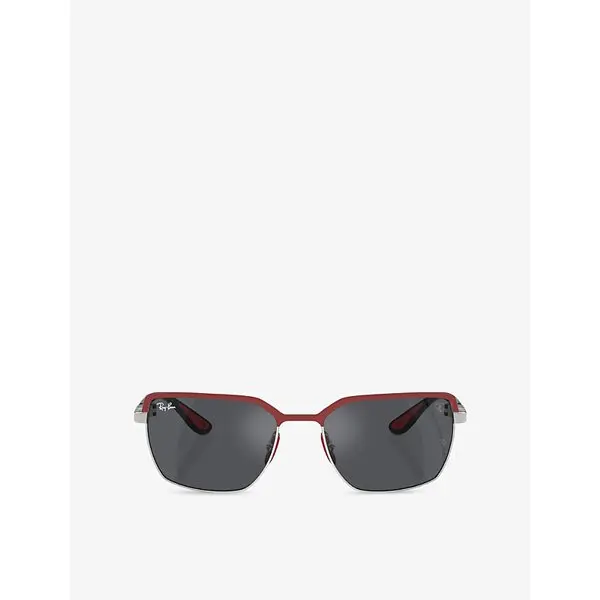 Ray-ban X Scuderia Ferrari Metal Sunglasses - Red