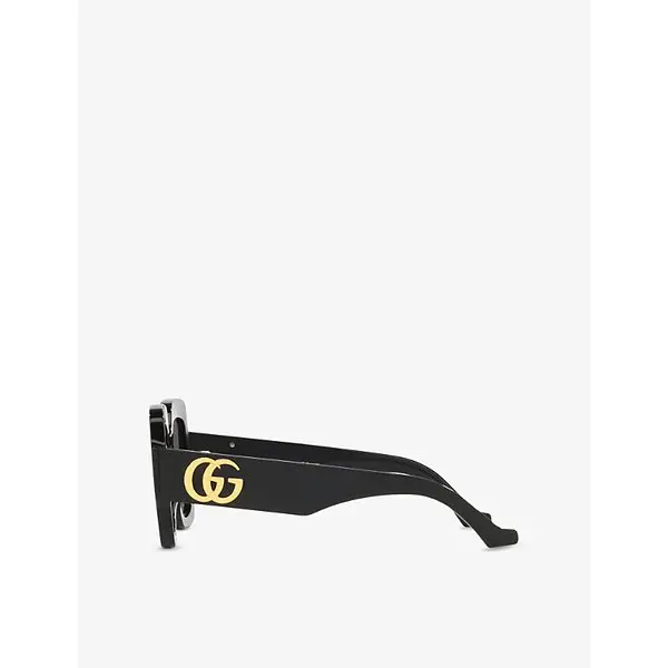 Gucci Gg1547s Square-frame Sunglasses - Black