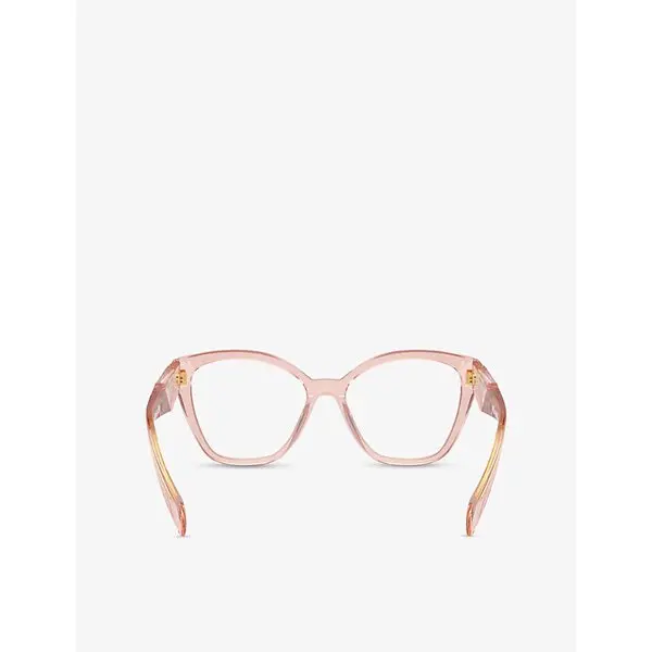 Prada Pr20zv Irregular-frame Acetate Optical Glasses