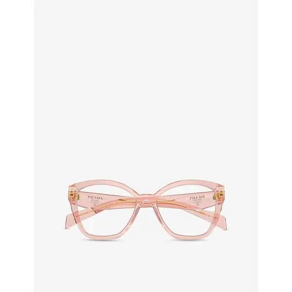 Prada Pr20zv Irregular-frame Acetate Optical Glasses