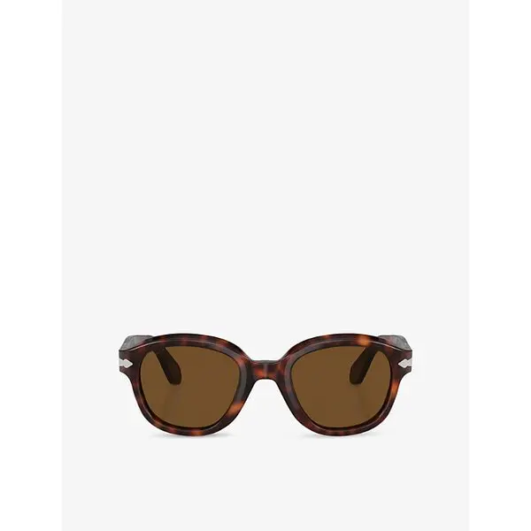 Persol Po0060s Phantos-frame Sunglasses - Brown