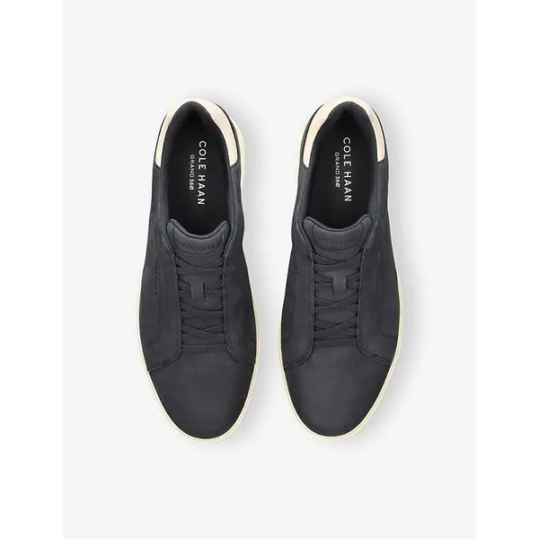 Cole Haan Grandpro Suede Slip-on Low-top Trainers - Navy