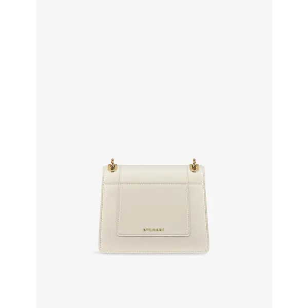 BVLGARI Serpenti Forever Small Shoulder Bag - White