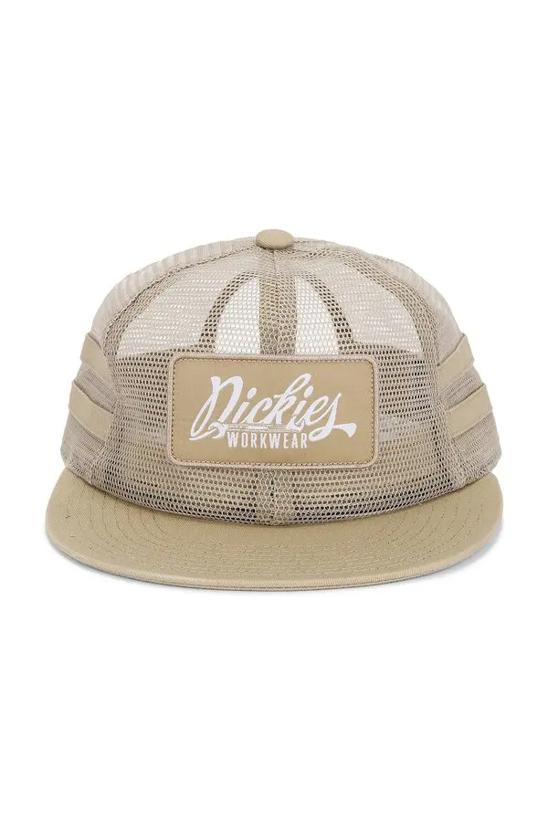 Dickies Unconstructed Wrench Full Mesh Cap - Khaki