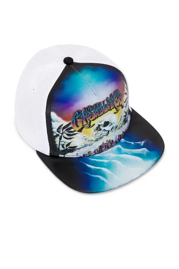 Casablanca Le Premonition Printed Trucker Cap