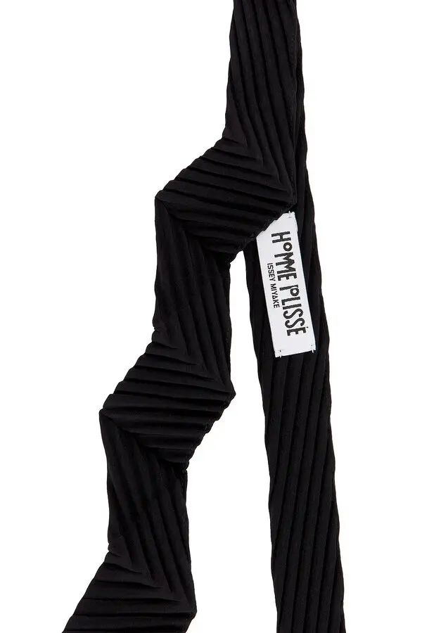 Issey Miyake Zigzag Tie In Black - 20% Off | Editorialist
