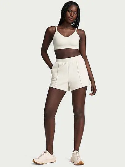 Victoria's Secret Vsx Featherweight Knit Short - Beige