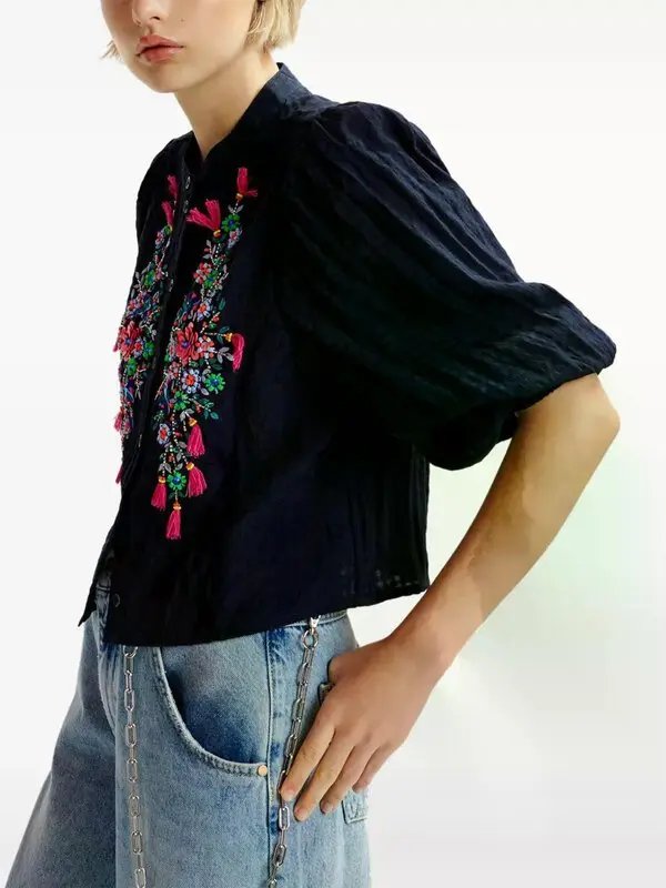 Essentiel Antwerp Heartfelt Embellished Shirt