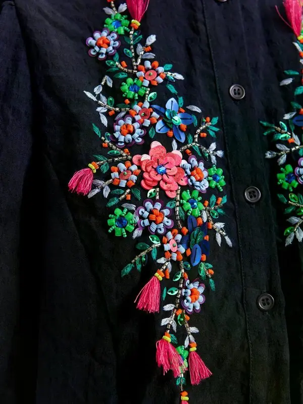 Essentiel Antwerp Heartfelt Embellished Shirt