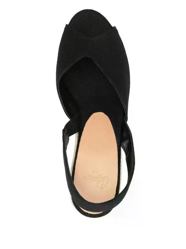 CastaÑer 90mm Brisa Espadrilles - Black
