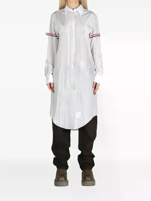Thom Browne Striped Shirt Dress