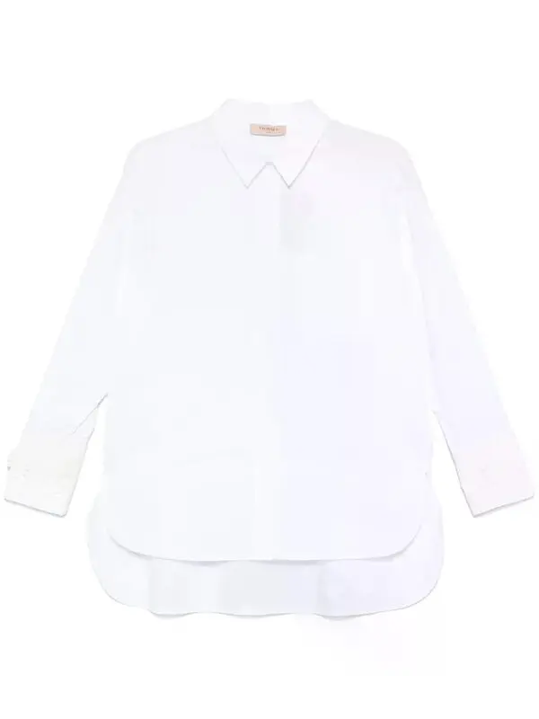 TWINSET Lace-appliqué Shirt