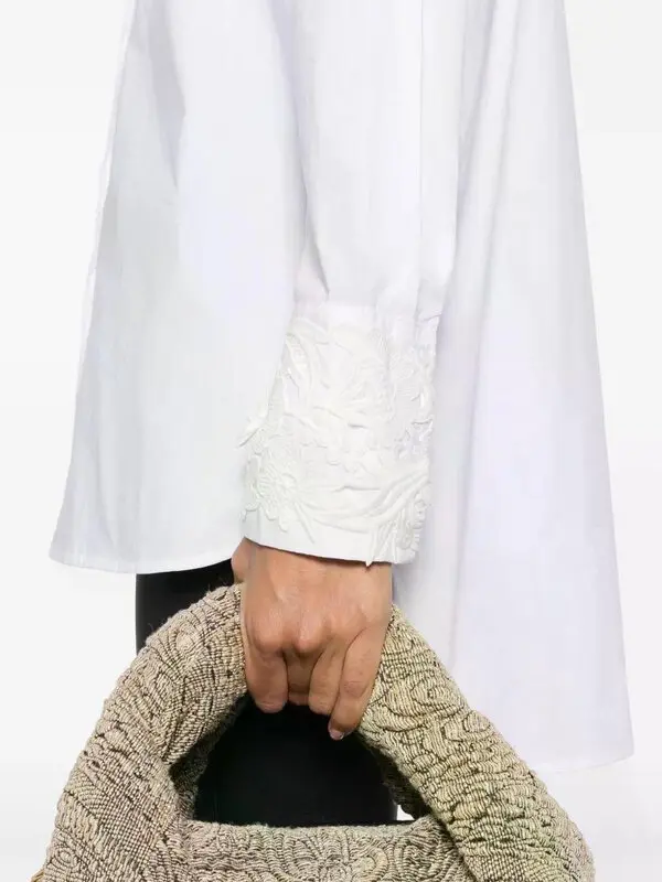 TWINSET Lace-appliqué Shirt