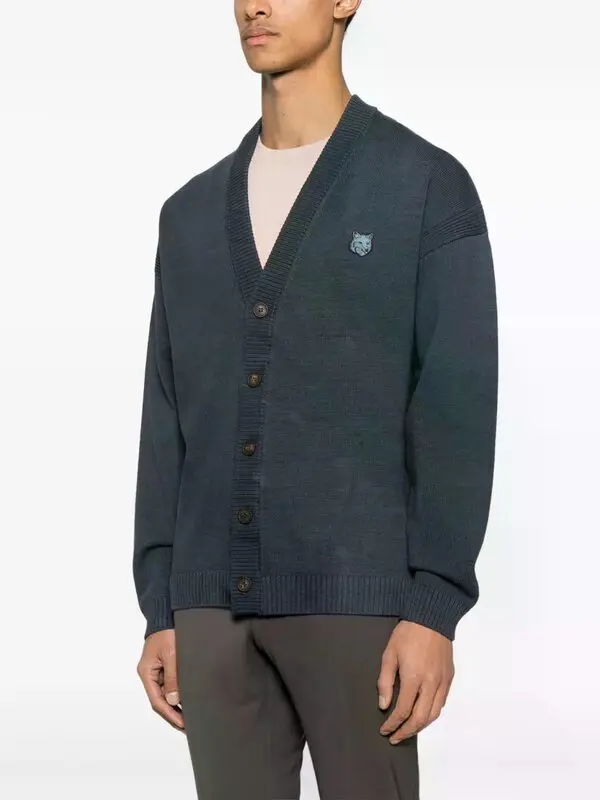 Maison Kitsuné Fox Head-patch Cardigan