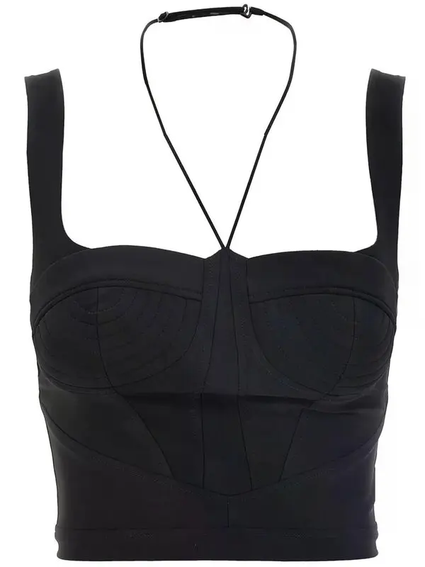 NENSI DOJAKA Shaped Halterneck Top