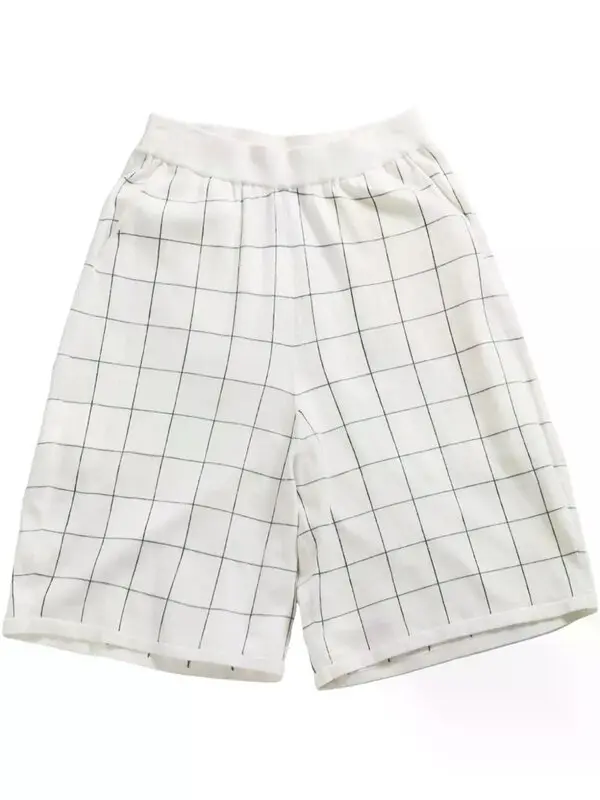 Frenckenberger Cashmere Check Shorts