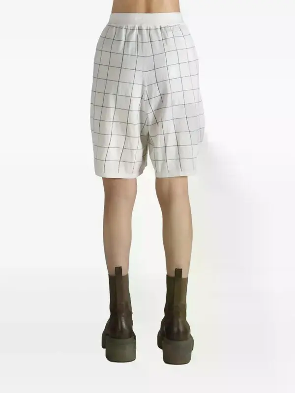 Frenckenberger Cashmere Check Shorts
