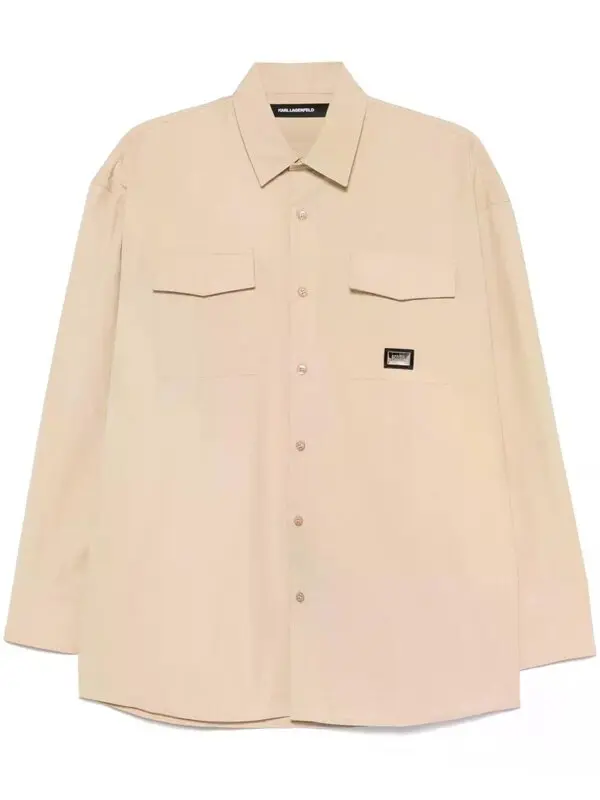 Karl Lagerfeld Logo-plaque Shirt