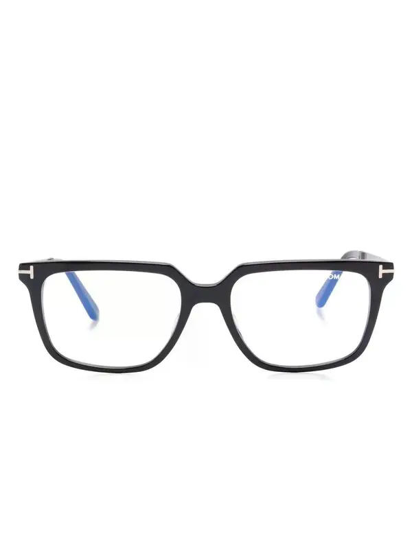 TOM FORD Rectangular-frame Glasses - Black