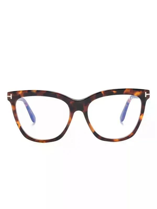 TOM FORD Butterfly-frame Glasses - Brown