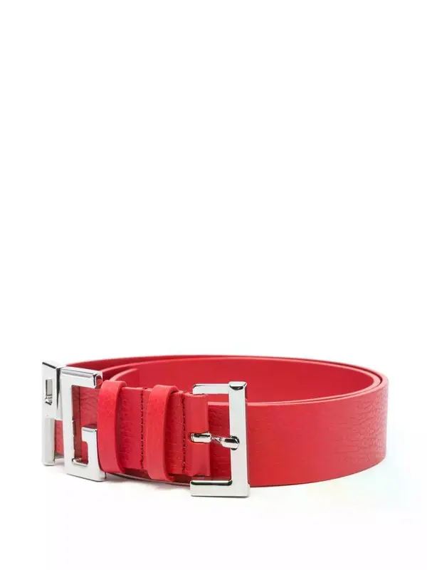 JEAN PAUL GAULTIER Logo-lettering Belt - Red