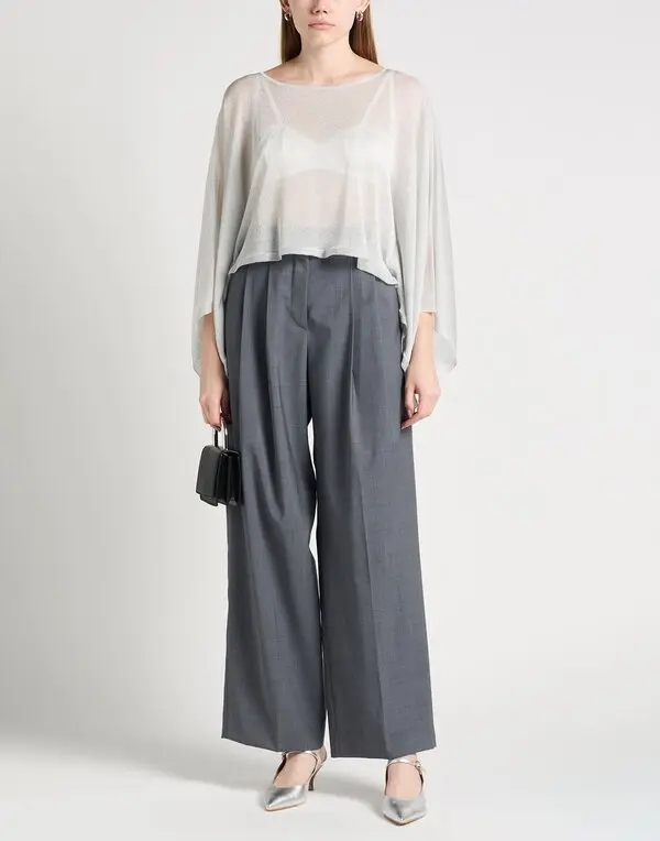 Fabiana Filippi Knitted Top - Light Grey