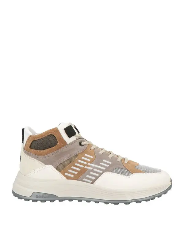 Hogan Leather High-top Sneakers - Grey