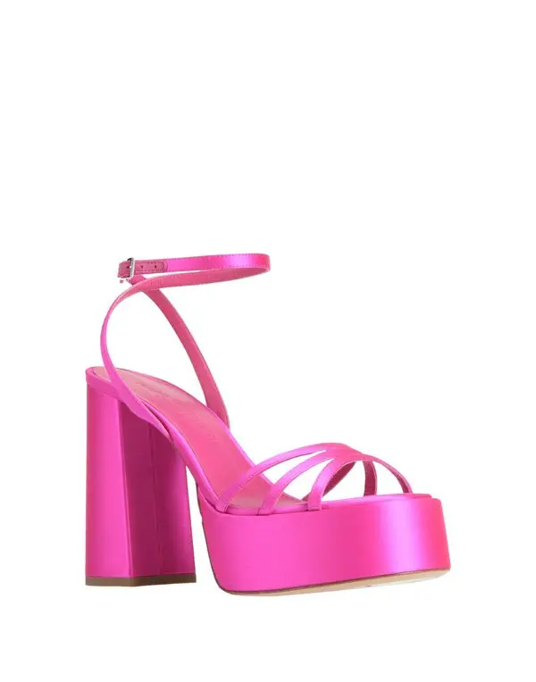 SERGIO LEVANTESI Textile Fibers Platform Sandals