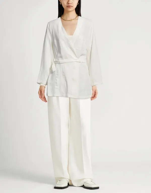 Fabiana Filippi Belted Jacket - Off White