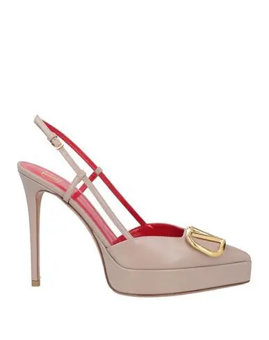 Valentino Garavani Pumps In Leather - Pink