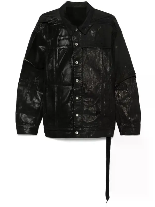 Rick Owens Jumbo Worker Jacket - Black