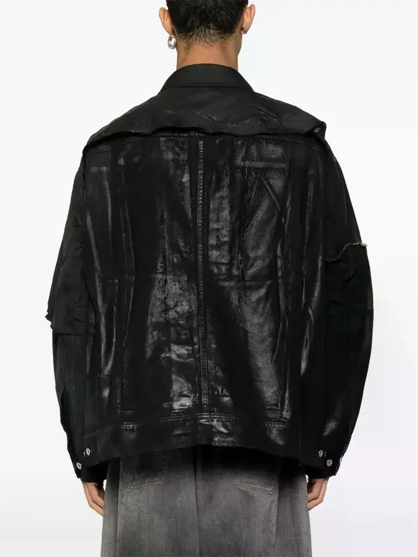 Rick Owens Jumbo Worker Jacket - Black
