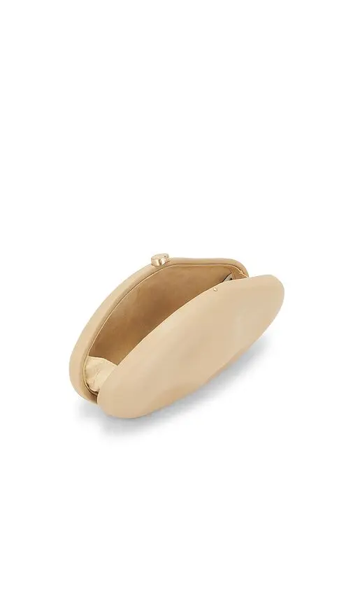 Cult Gaia The Caldera Clutch - Tan