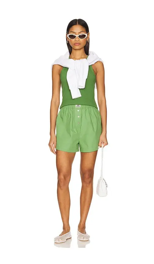Love Stories Ribbed Jersey Tank Top
