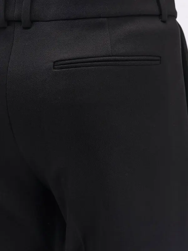 Saint Laurent Tuxedo Wool Trouser With Lateral Satin Bands