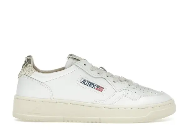 AUTRY Medalist Leather Low Top Sneakers - White