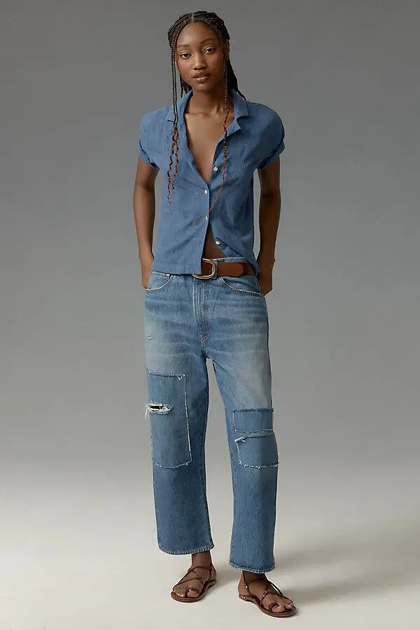 CLOTH & STONE Linen Blend Buttondown Shirt