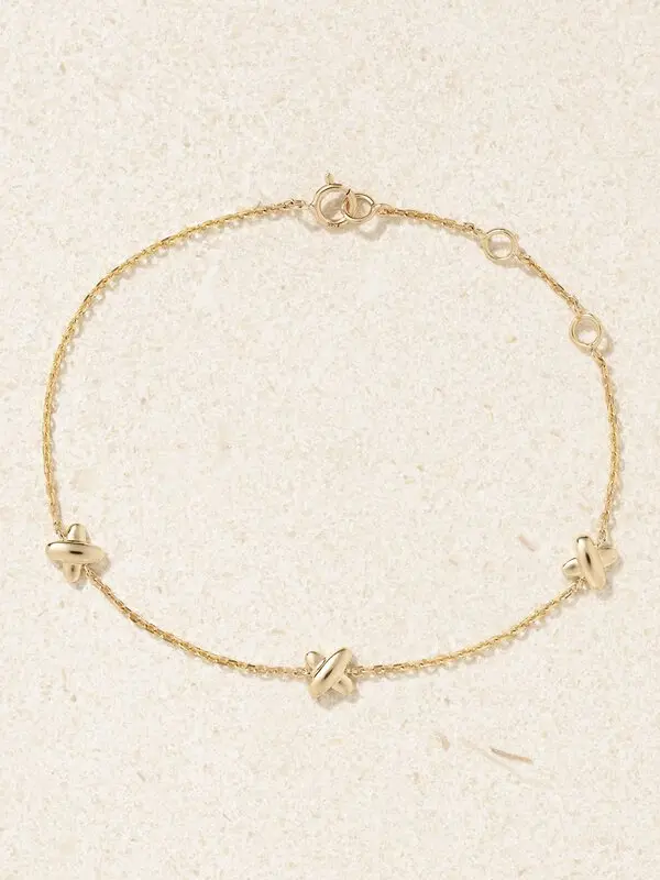 STONE AND STRAND Marks The Spot 14-karat Bracelet - Gold