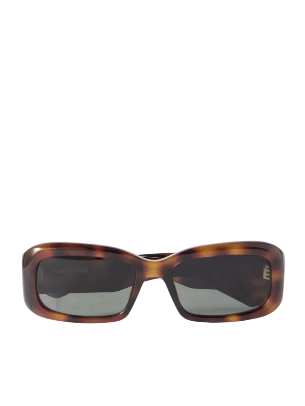 Saint Laurent - SAINT LAURENT EYEWEAR Tortoiseshell Rectangle-Frame Sunglasses